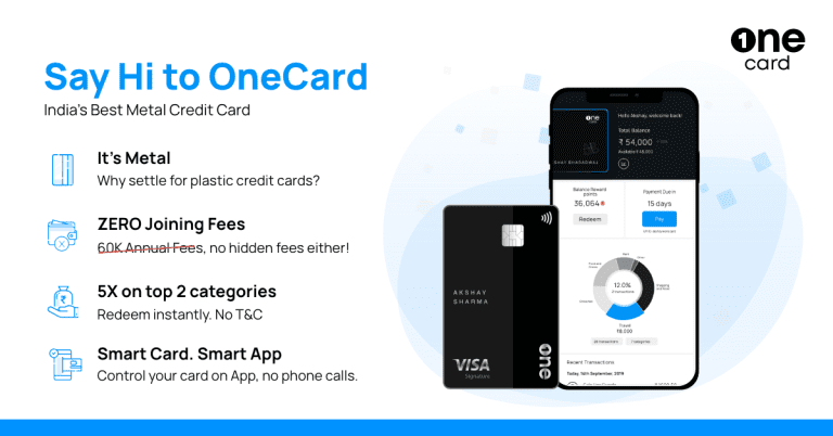 OneCard Credit Card - Review, Features, Benefits & Charges